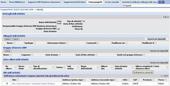 Le pagine di eAdvantage